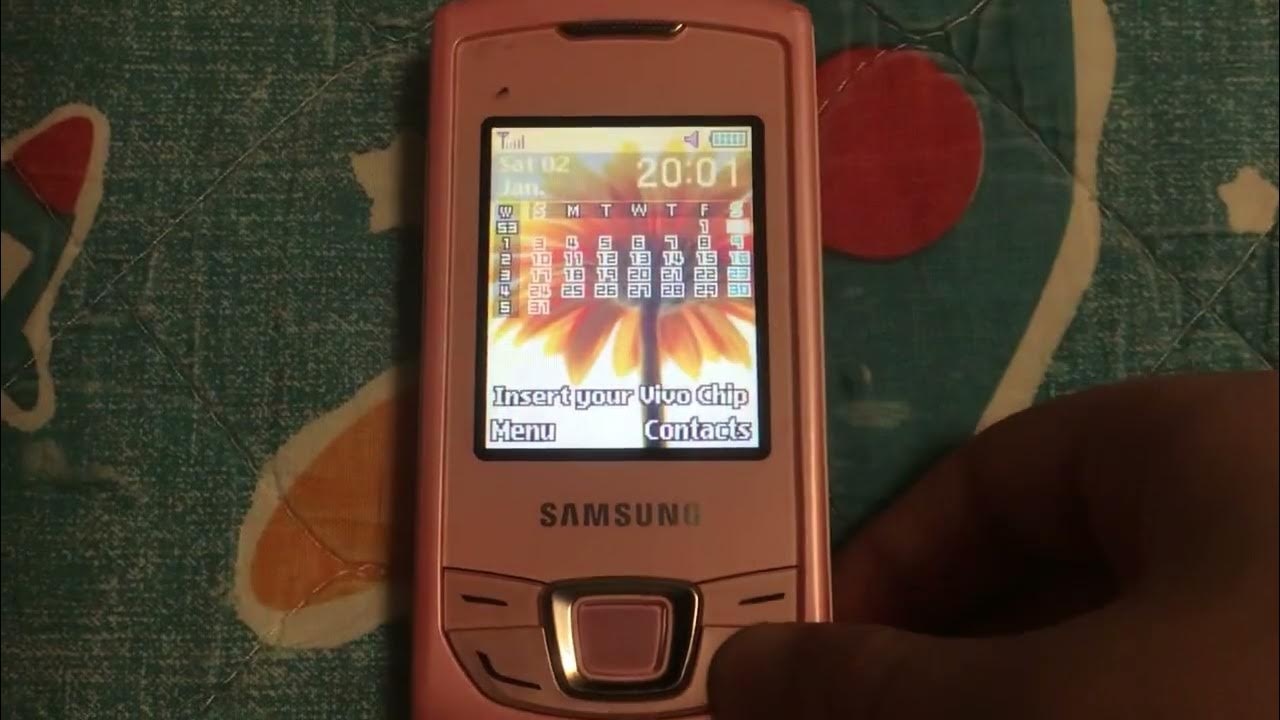 Samsung Monte Slider - Startup and Shutdown - YouTube