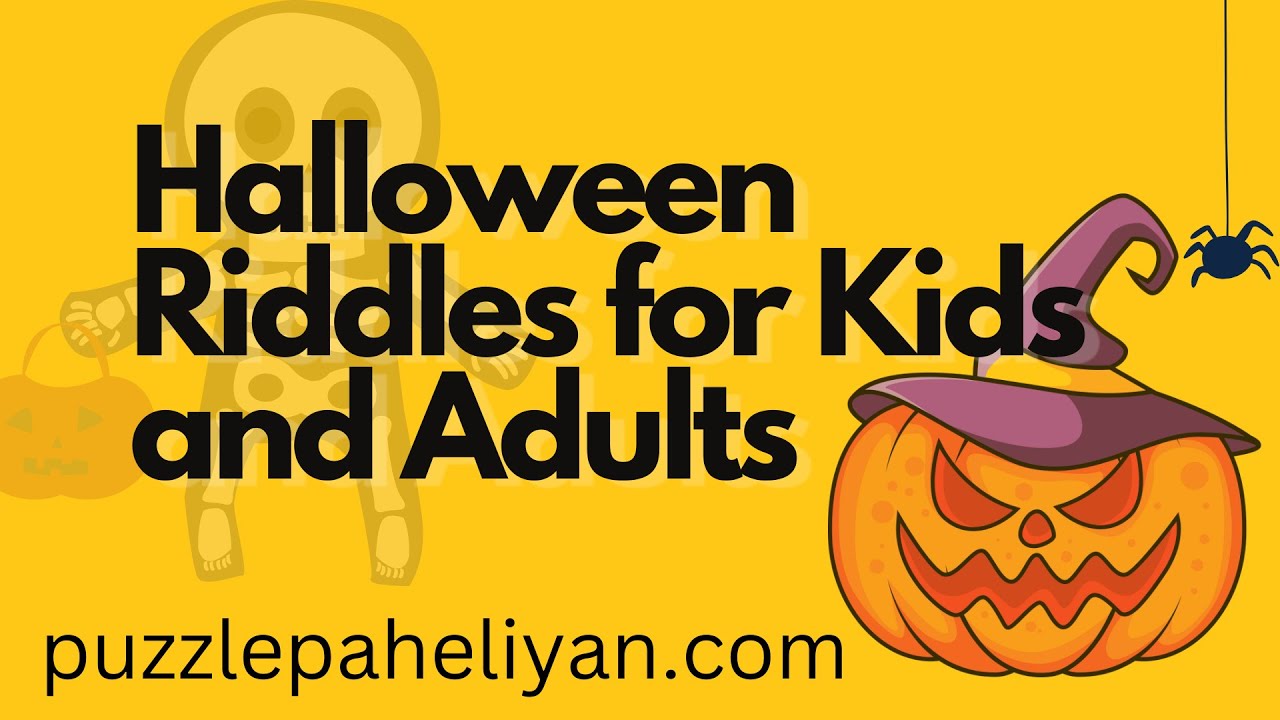 Halloween Riddles for Kids and Adults | Riddles for Kids | Halloween ...