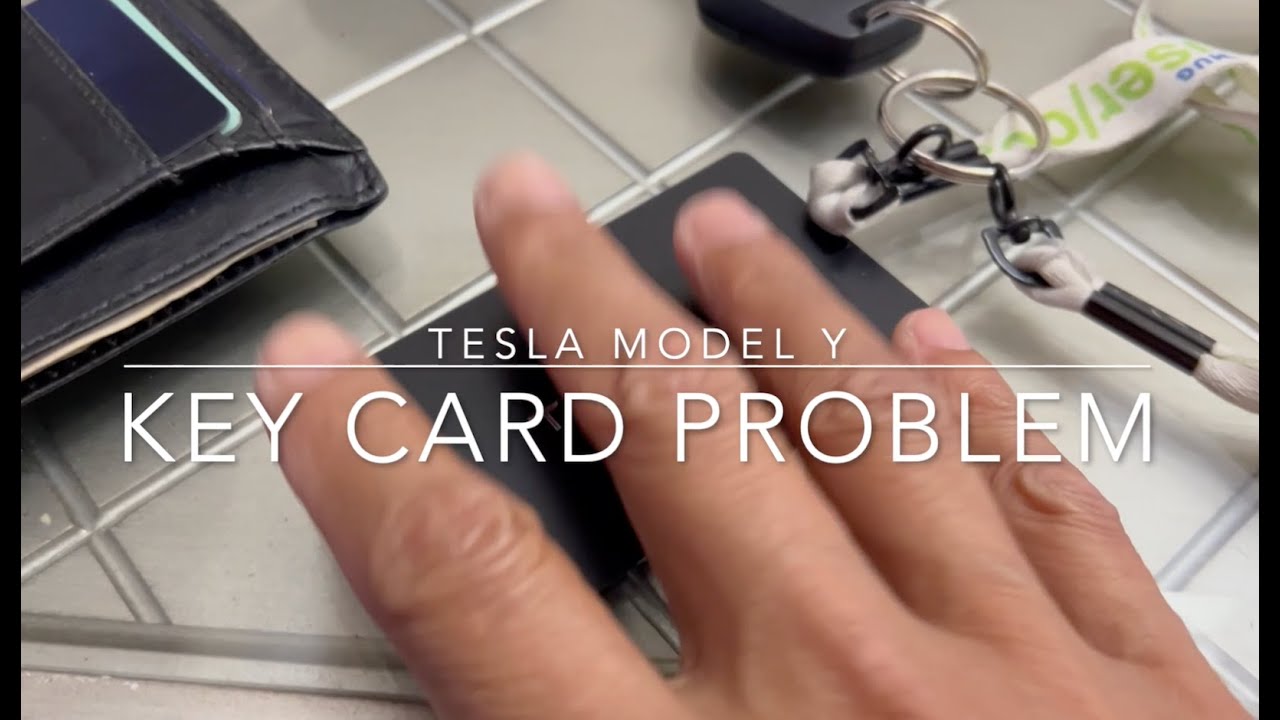 tesla model y - key card problem - YouTube
