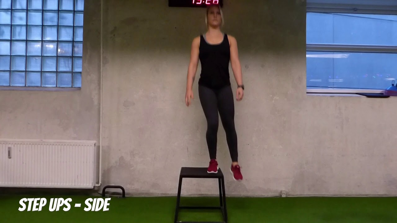 Step ups - side - YouTube