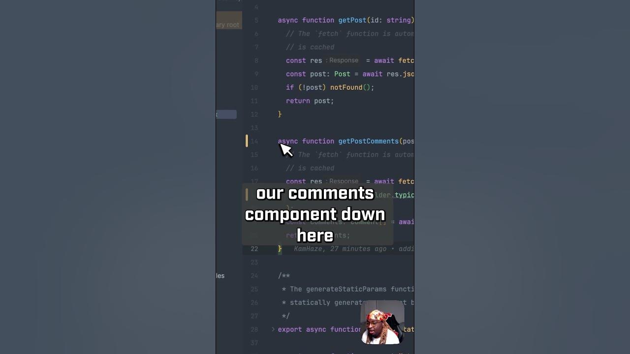 Next.js 15 Sequential Data Fetching Made SUPER Simple | #nextjs #shorts - YouTube