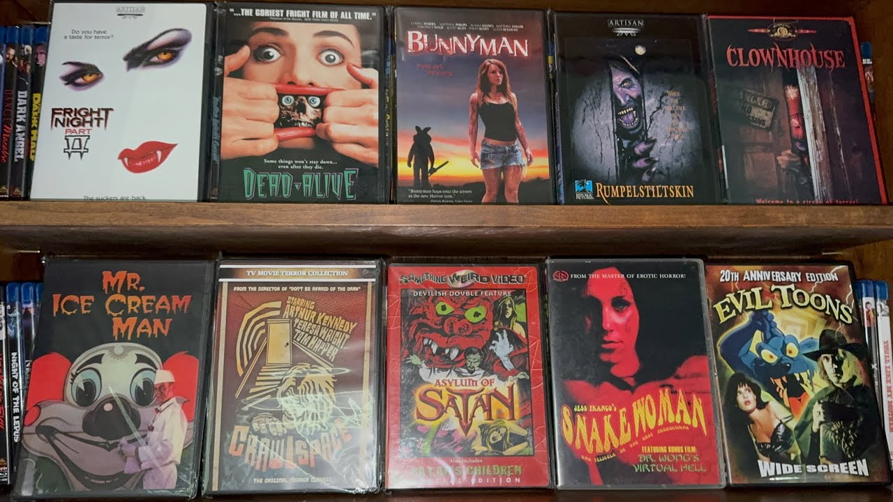 My Rarest Horror Movies Collection Overview Blu Ray DVD Imports Limited ...