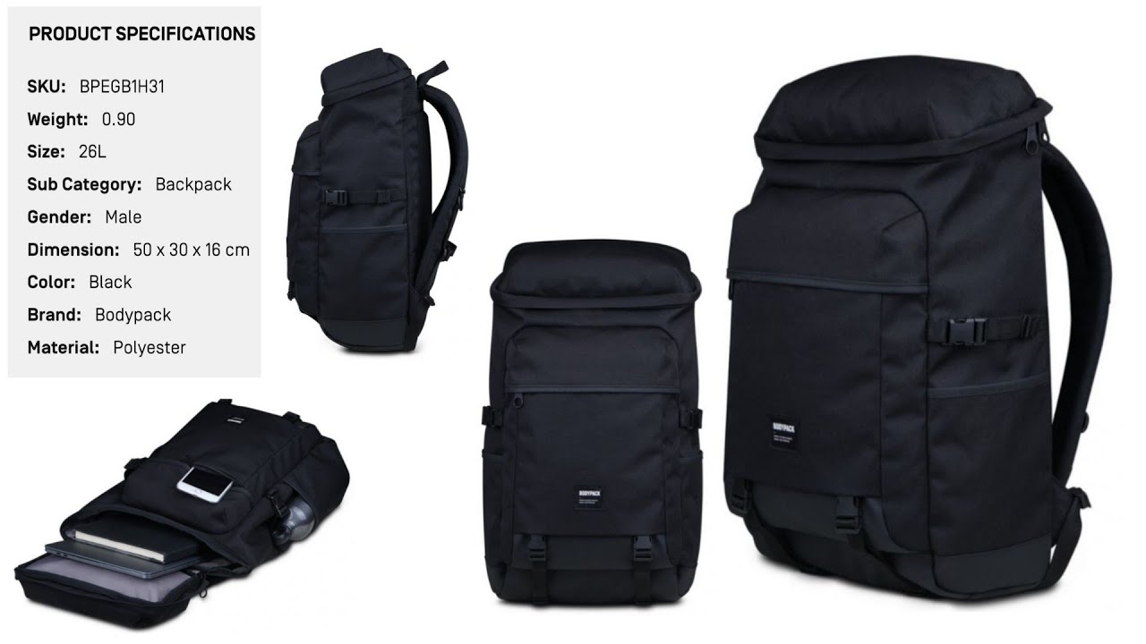 TAS BODYPACK HIGHLAND 26L || REVIEW TAS BODYPACK TERBARU 26L ...