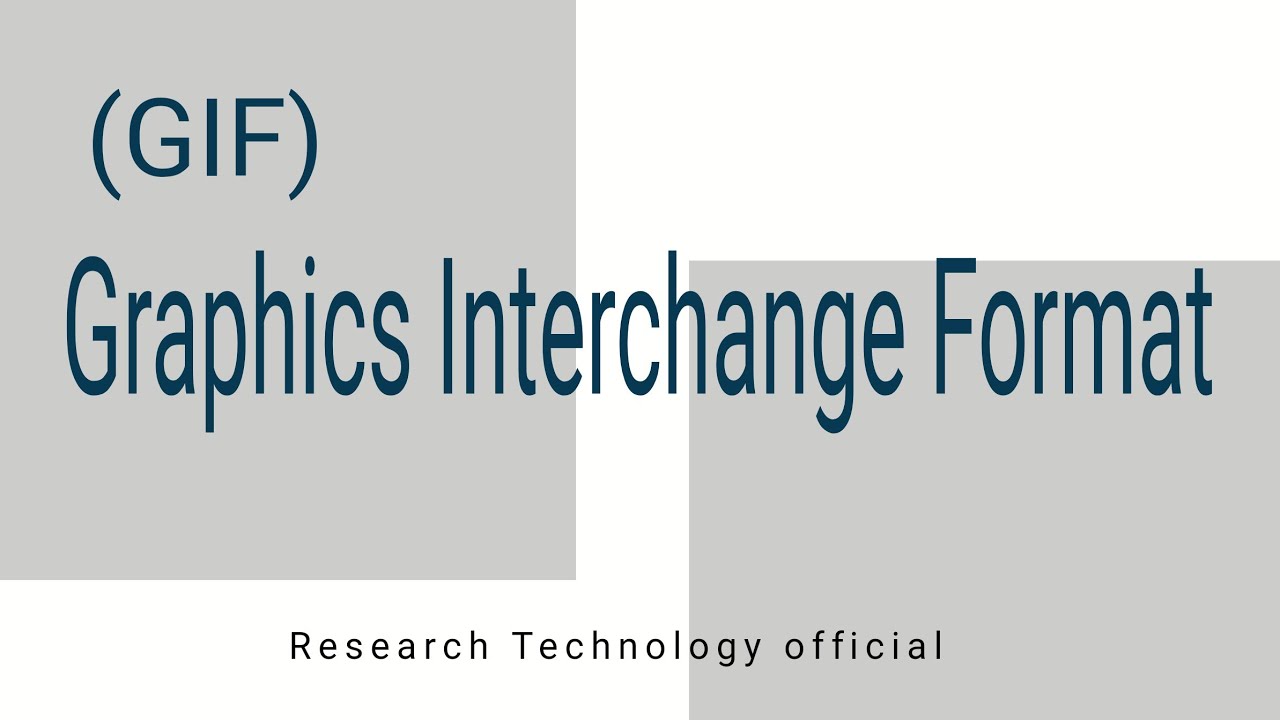 Full form of "GIF" in computer??? - YouTube