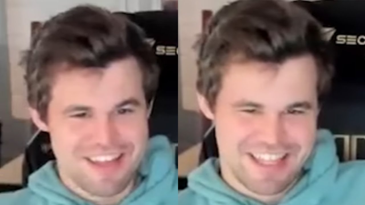 Magnus Carlsen Laughs on Stream for 1 Minute After the Game - YouTube
