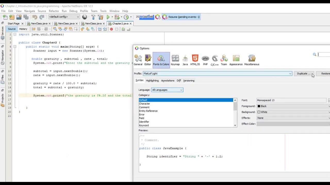 dark mode in netbeans - YouTube