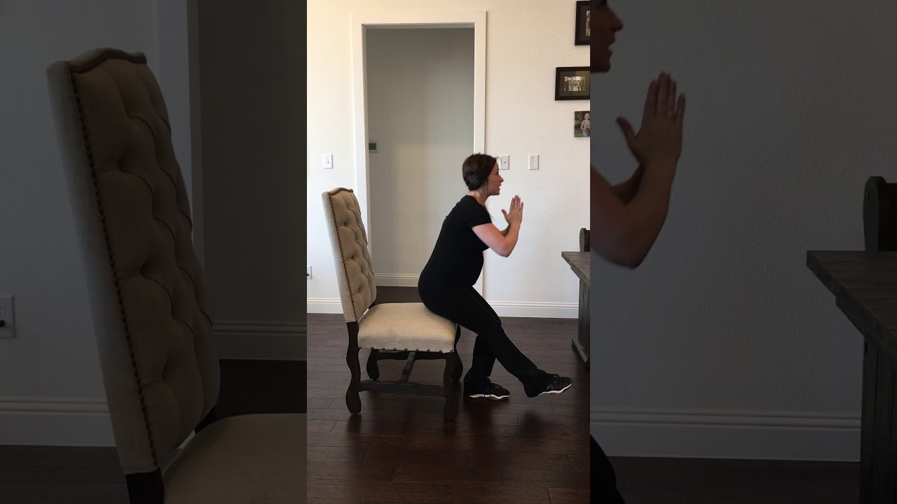 One Leg Chair Squat - YouTube