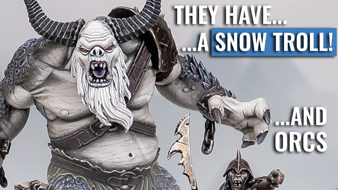 They Have A Snow Troll! New War Of The Rohirrim Miniature Reveals ...