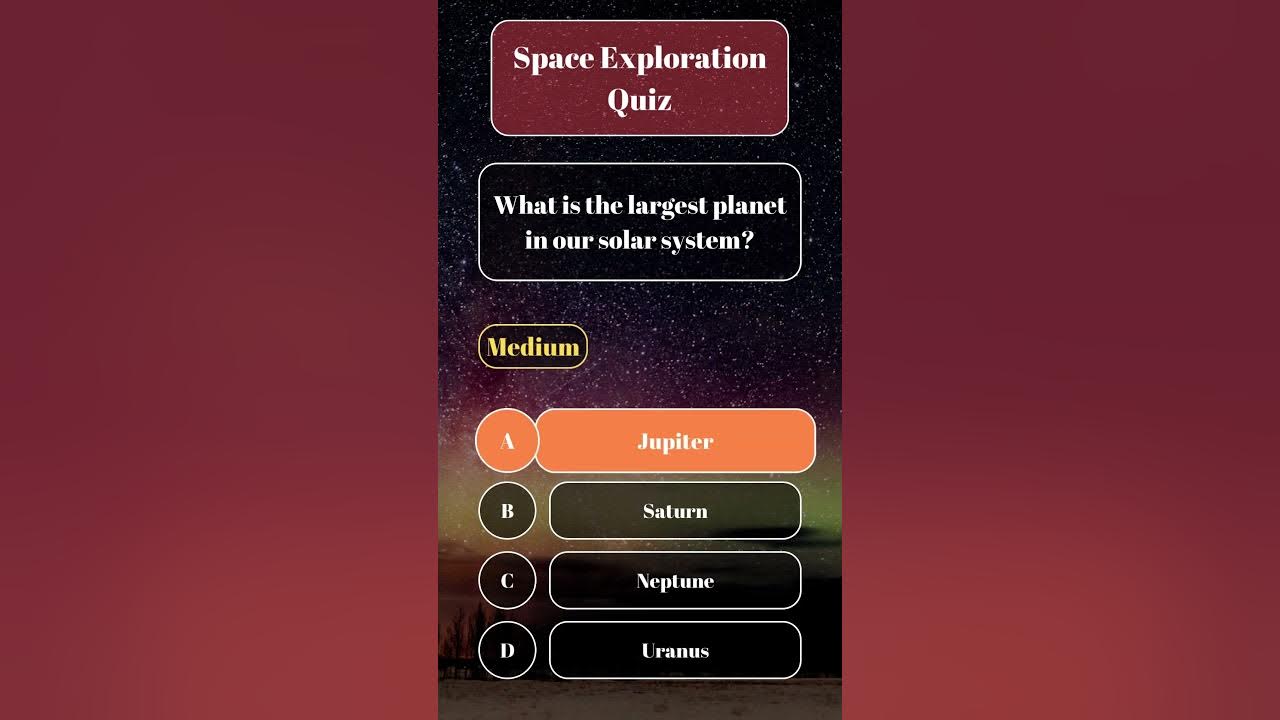 Quiz 43 - Space Exploration Quiz - YouTube