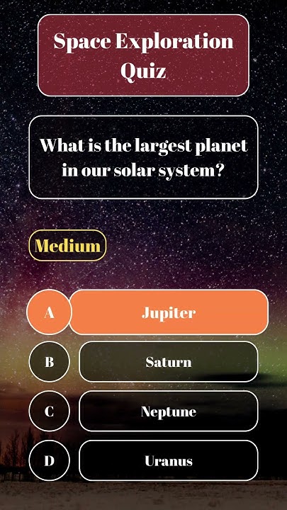 Quiz 43 - Space Exploration Quiz - YouTube