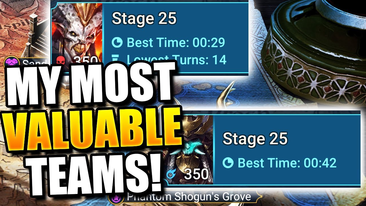 Stage 25 Shogun and Sand Devil Teams! | Raid: Shadow Legends - YouTube
