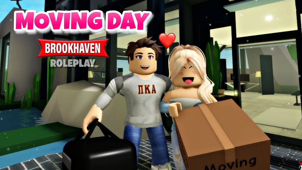 COUPLES MOVING DAY! | Brookhaven 🏡 Rp (Roblox) - YouTube