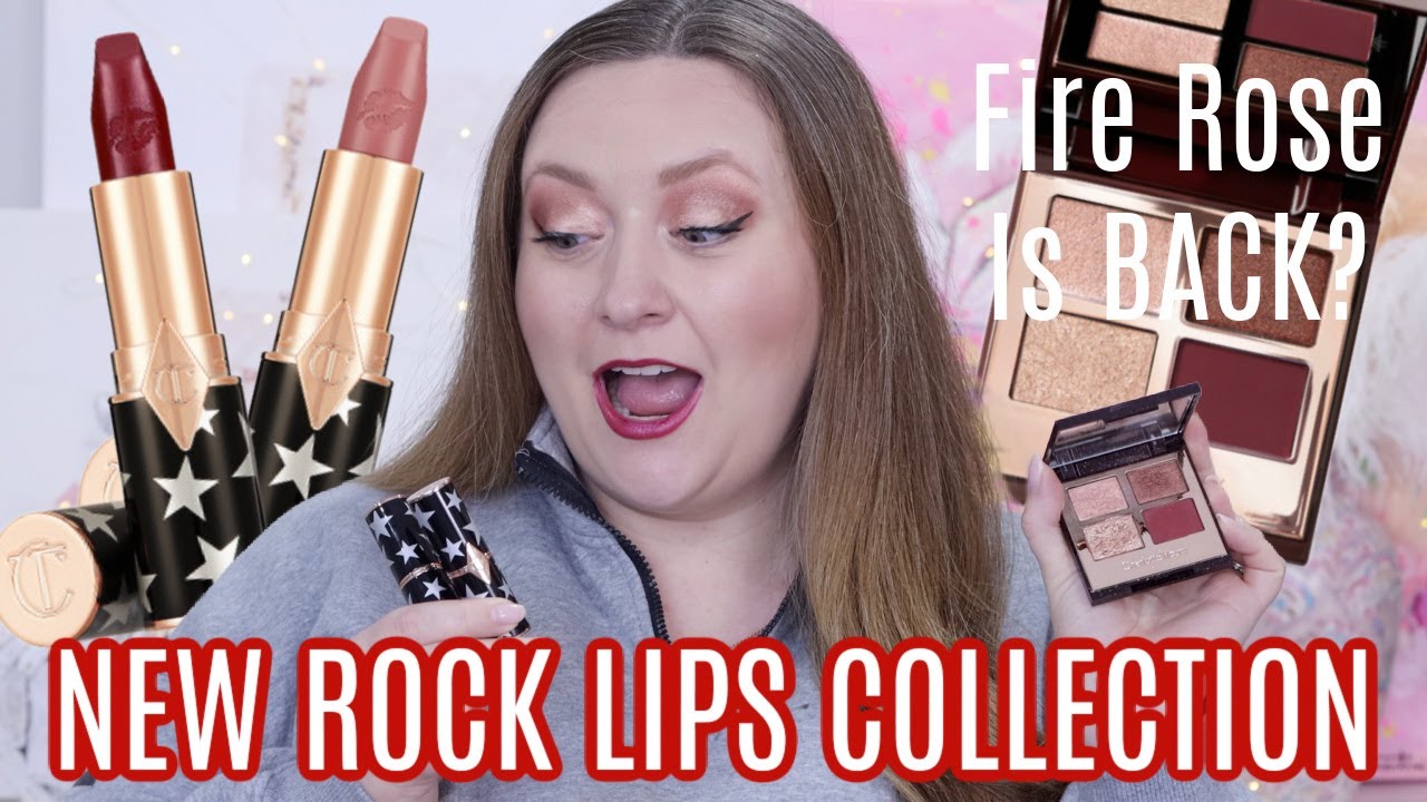 *NEW* CHARLOTTE TILBURY ROCK LIPS COLLECTION (Collab with Elton John ...