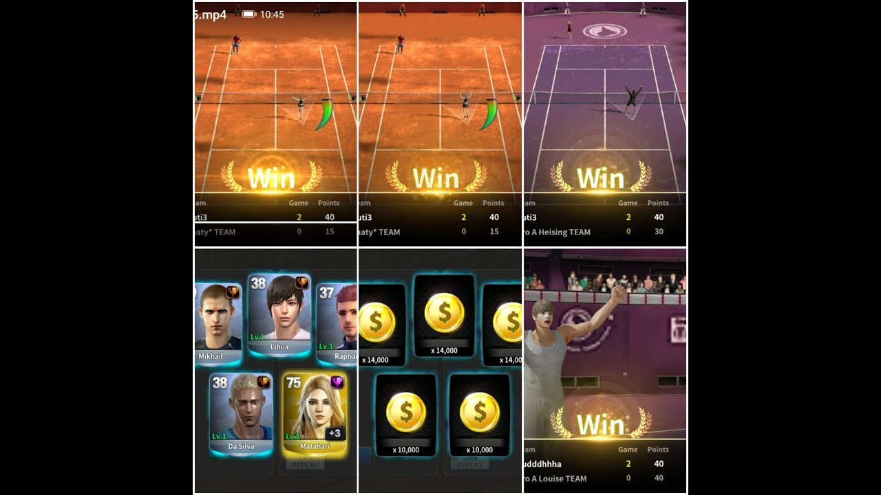 Ultimate Tennis, Arena play , straight victory to reward /Ultimate ...