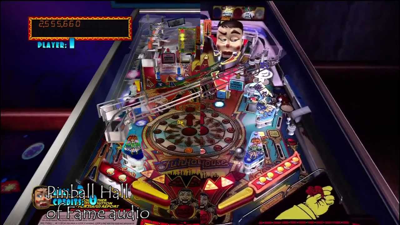 Funhouse The Pinball Arcade VS Pinball Hall of Fame Xbox 360 720P ...