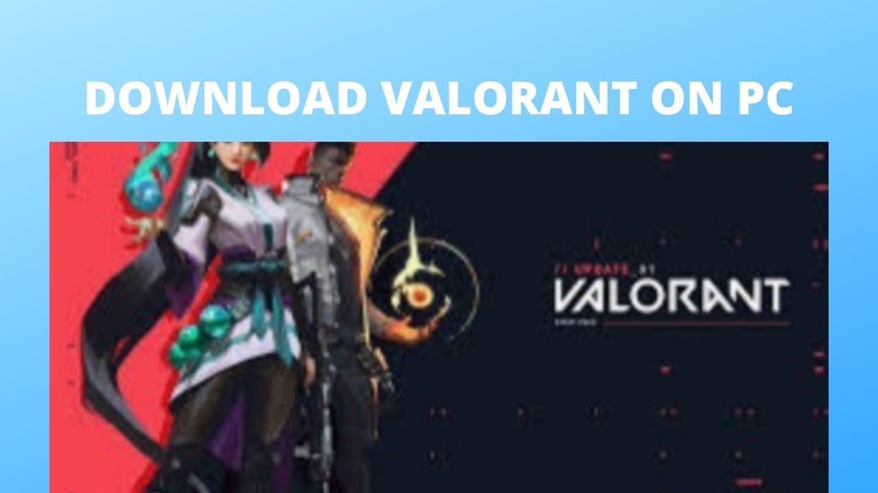 HOW TO DOWNLOAD VALORANT ON PC/LAPTOP - YouTube