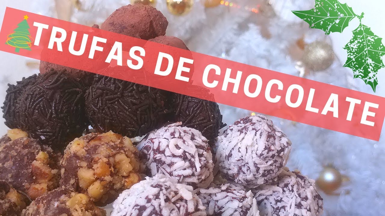 Como hacer trufas de chocolate fácil | Trufas de chocolate con 2 ...