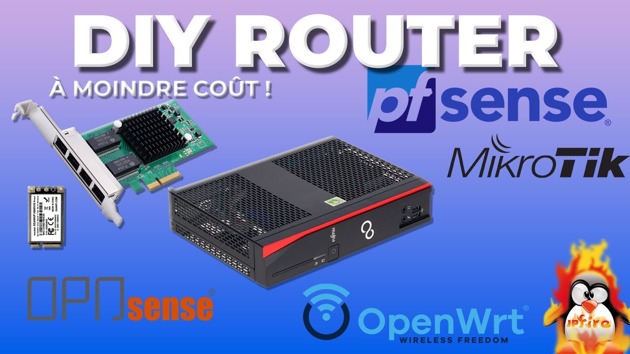 Router pfSense/OpenWRT bon marché et performante Avec un Fujitsu S920 ...