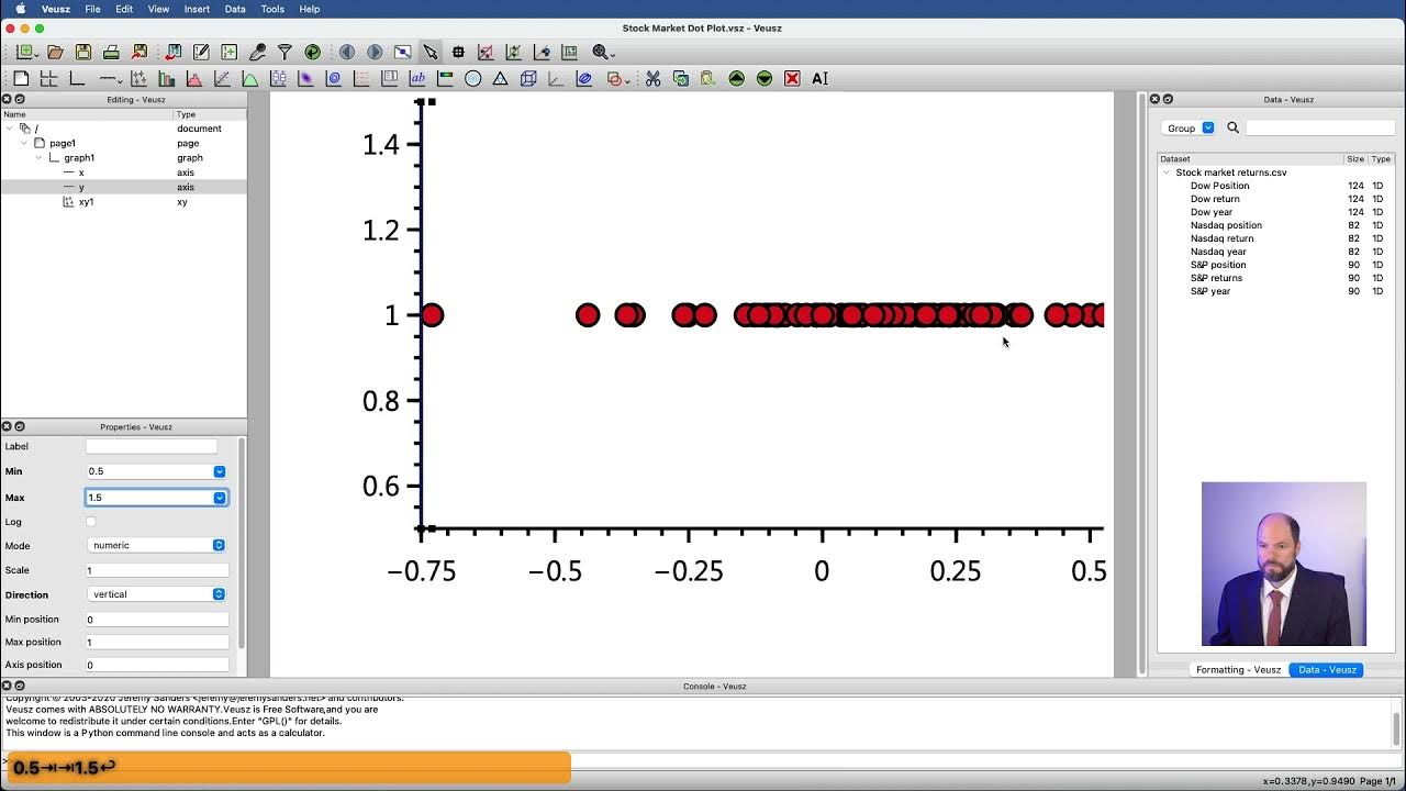 Veusz 12: Making dot plots in Veusz - YouTube