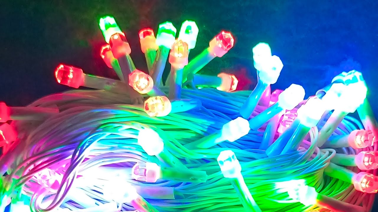 Diwali lighting series diamond design white wire 60 feet and lamp 120 👌 ...