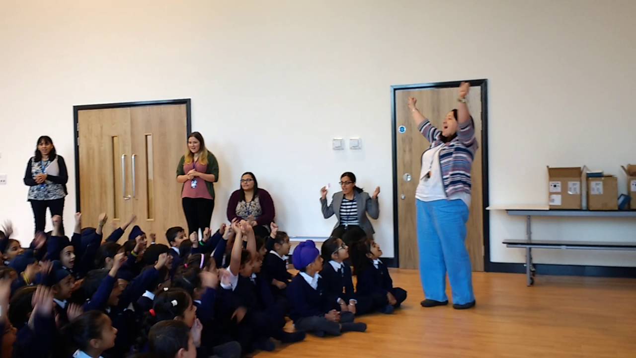 Falcons Primary School children sing Hip Hip Hooray - YouTube