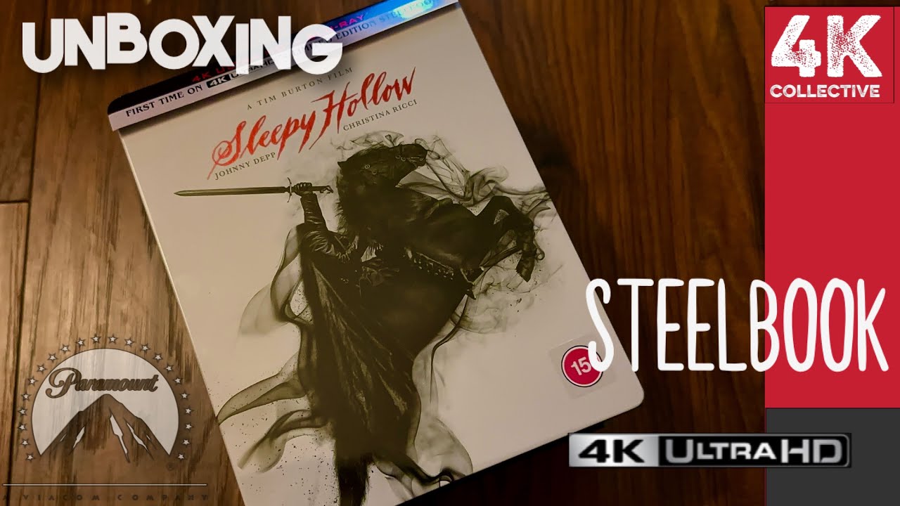 Sleepy Hollow 4K UltraHD Blu-ray Fabelo steelbook unboxing - YouTube