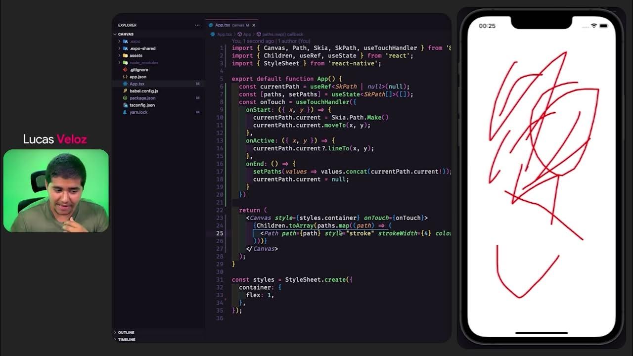 Como desenhar com React Native (React Native Skia) - YouTube