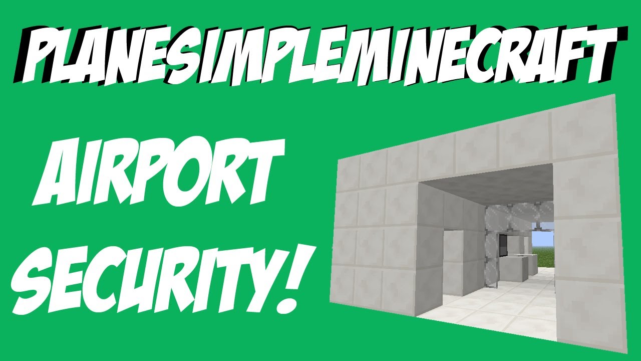 How to make Airport Security in Minecraft/Tekkit - YouTube