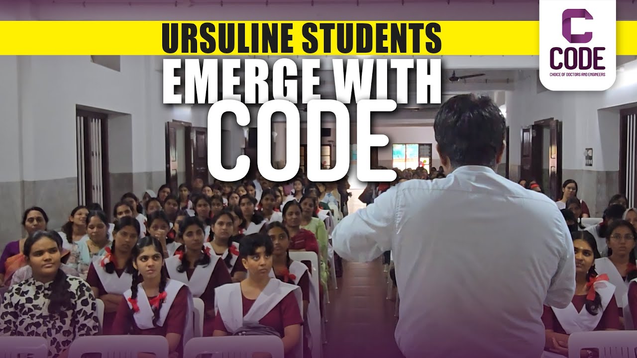 CODE Future | Ursuline Students With CODE Future.. | Dr Aravind #motivation #careerguidance # ...
