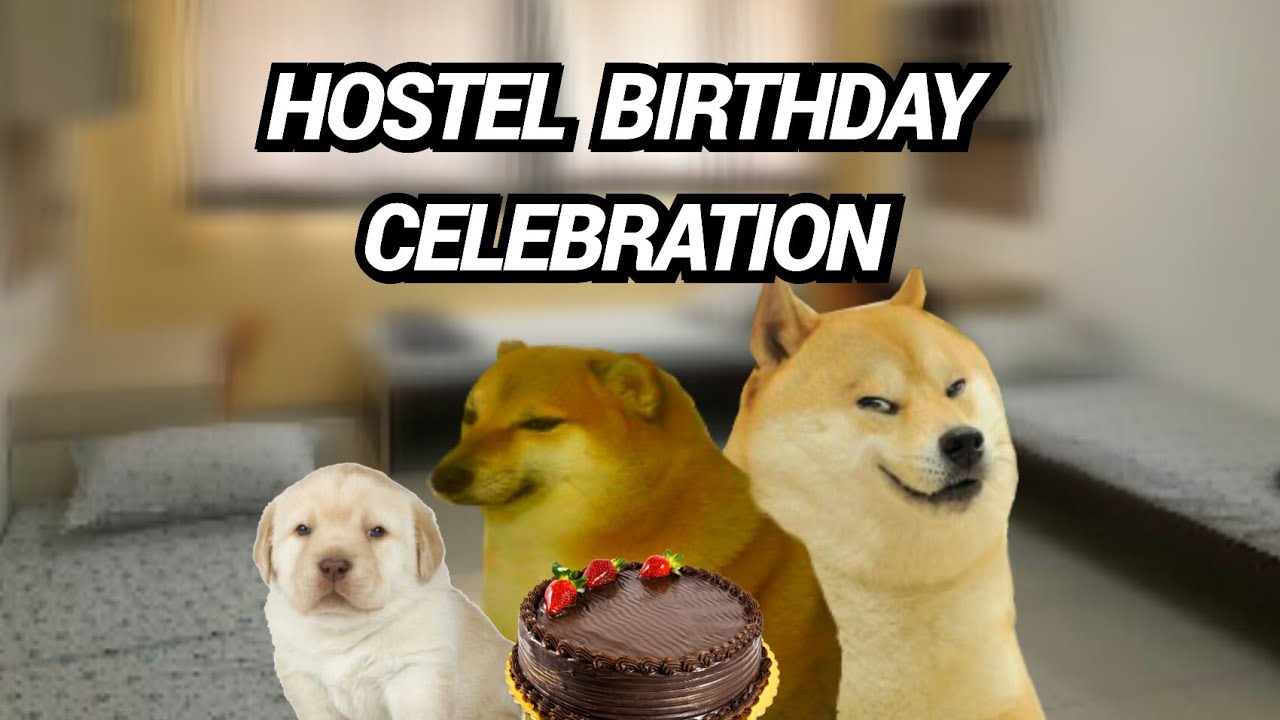 Hostel birthday celebration| Cheems version| Cheems Memes - YouTube