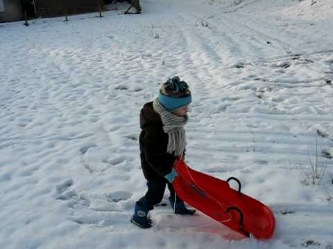 kerst in de sneeuw 2009 sam en jens