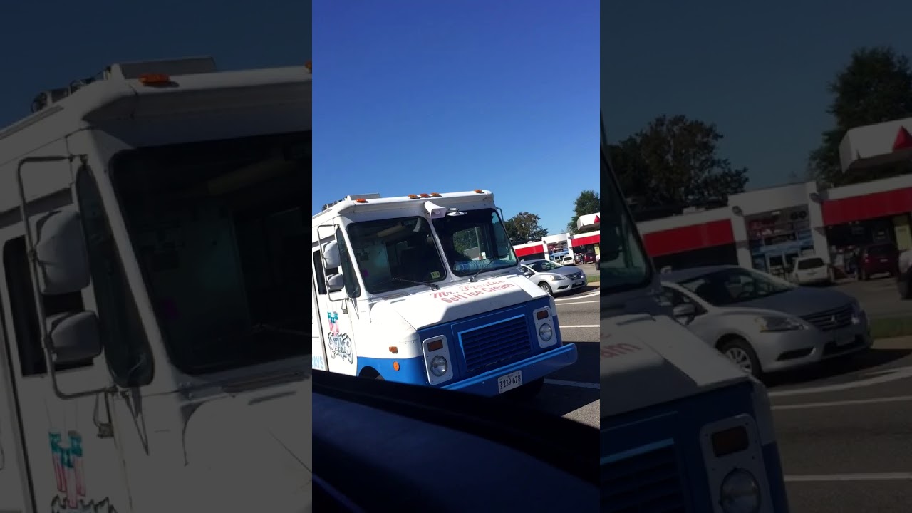 Creepy ice cream truck that followed me in traffic - YouTube
