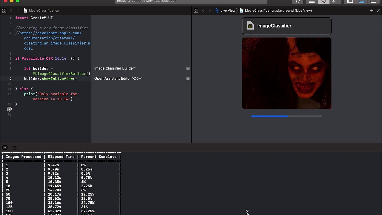 Home Made Image Classification With Coreml Youtube