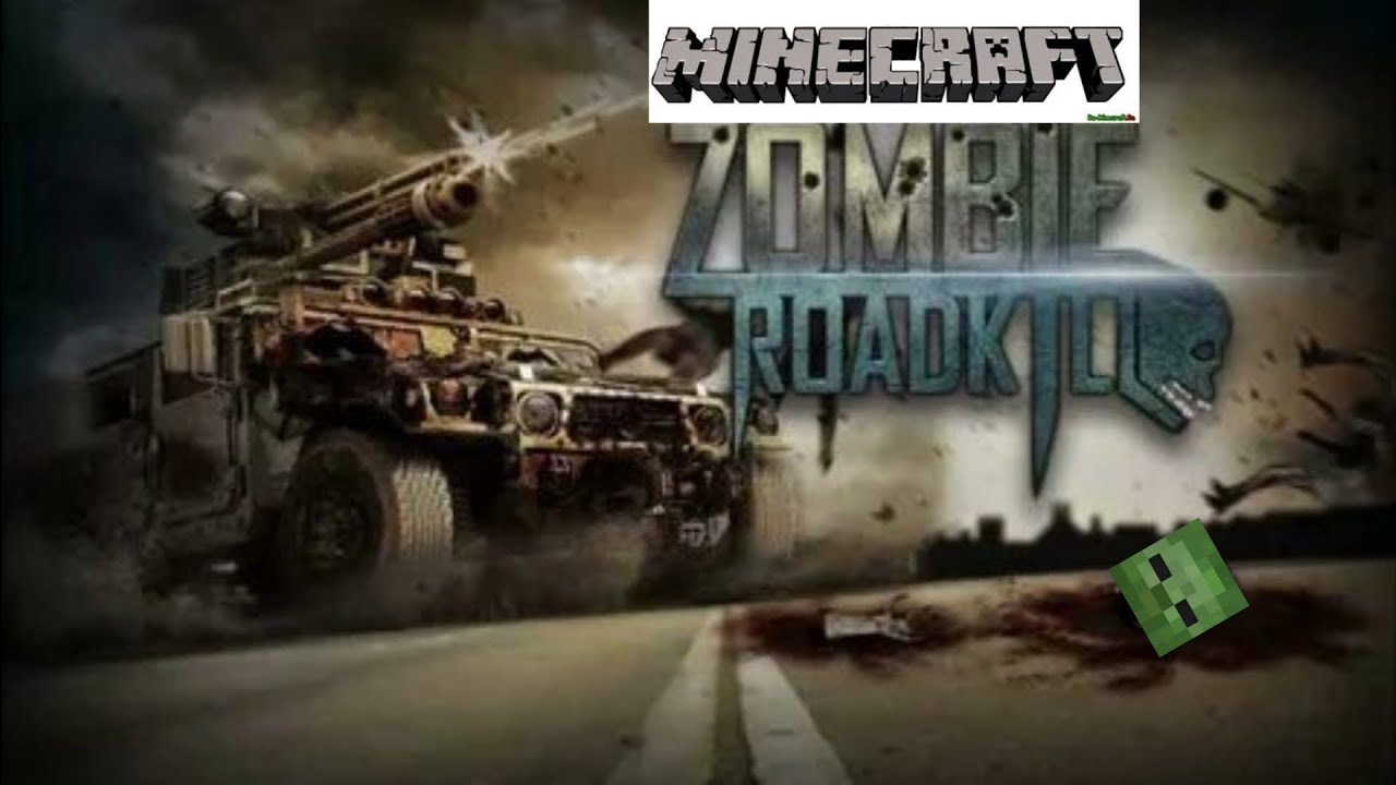 I Built Zombie Roadkill 3D Map In Minecraft - YouTube