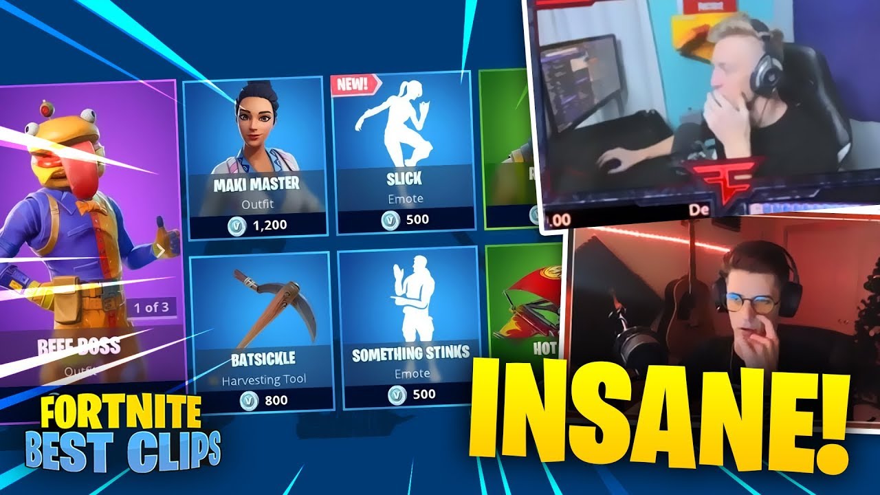 STREAMERS REACTS TO NEW SLICK EMOTE! Best Fortnite moments #11 - YouTube