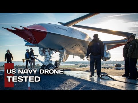 US Navy tested an unusual Drones from an Aircraft Carrier - YouTube