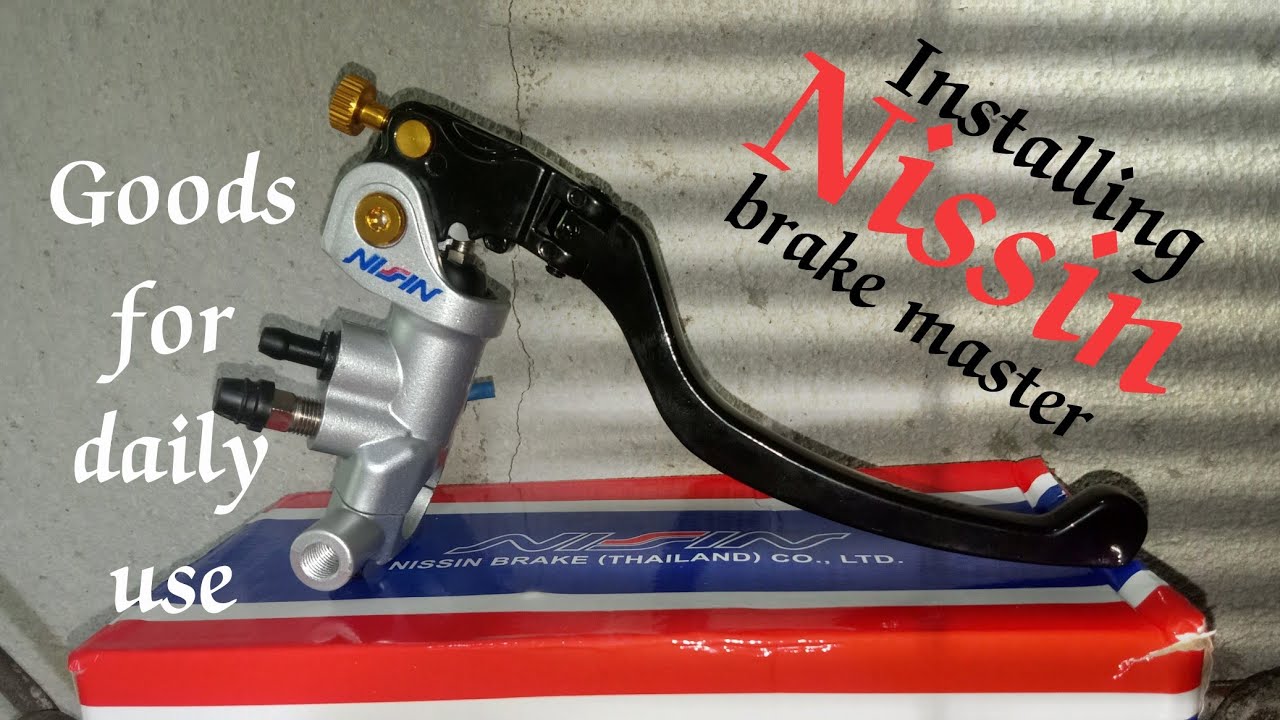 Nissin brake master unboxing and Installation for fury 125😍/ rommel ...