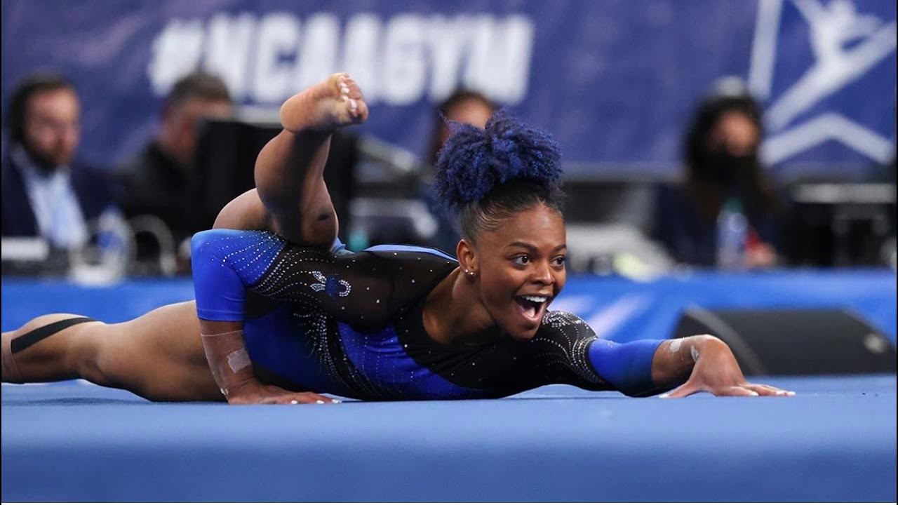 All 28 of Trinity Thomas' Perfect-10 Routines in Full - YouTube