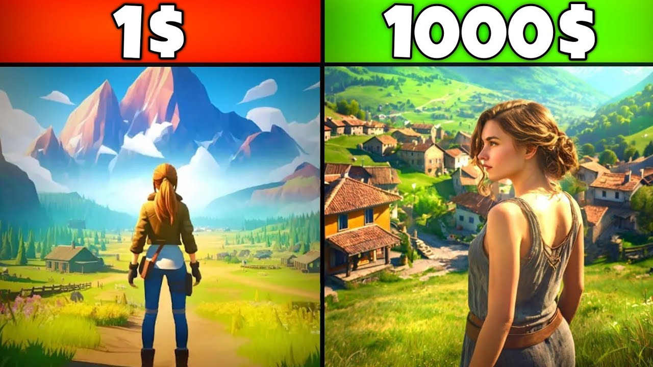 1$ VS 1,000$ GAME ON PLAYSTORE !! - YouTube