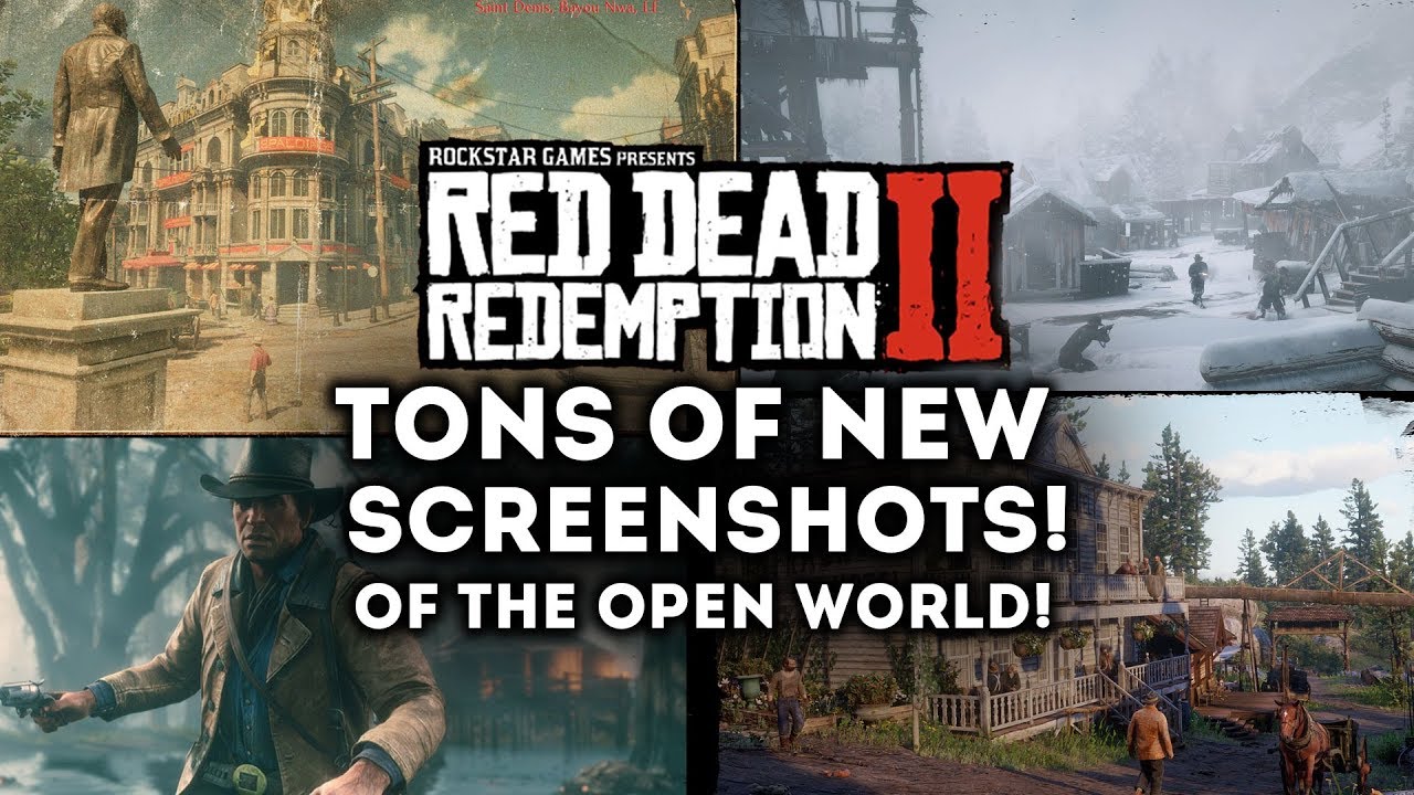 Red Dead Redemption 2 - TONS OF NEW IMAGES of the Open World! Towns ...