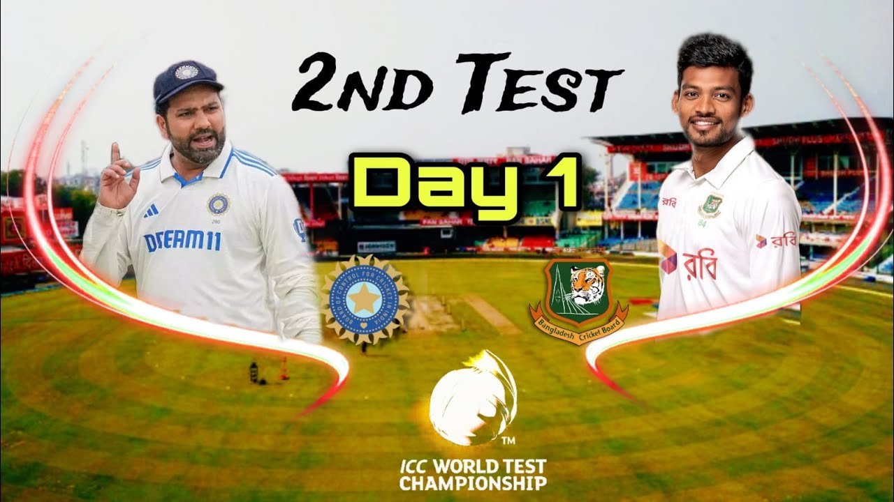 BANGLADESH TOUR OF INDIA TEST SERIES || 2ND TEST MATCH || DAY 1 SESSION ...