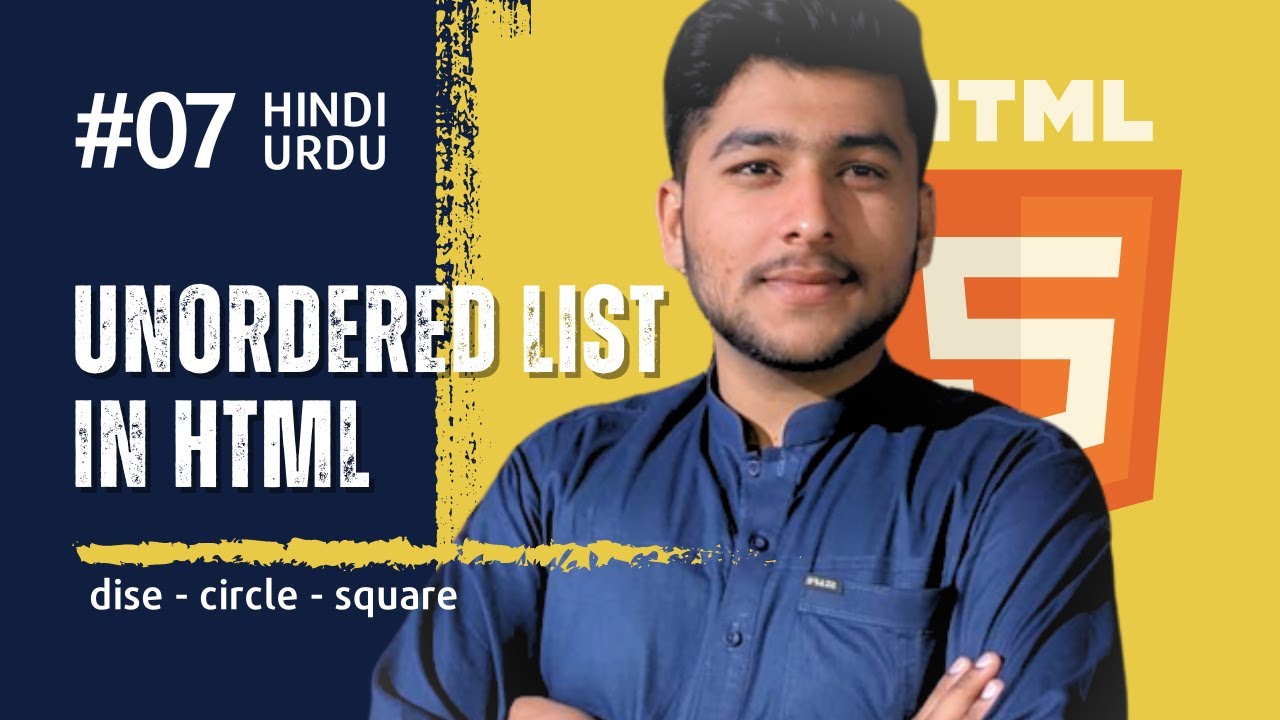 Unordered List In Html Html Tutorial For Beginner Codesupplier 1673