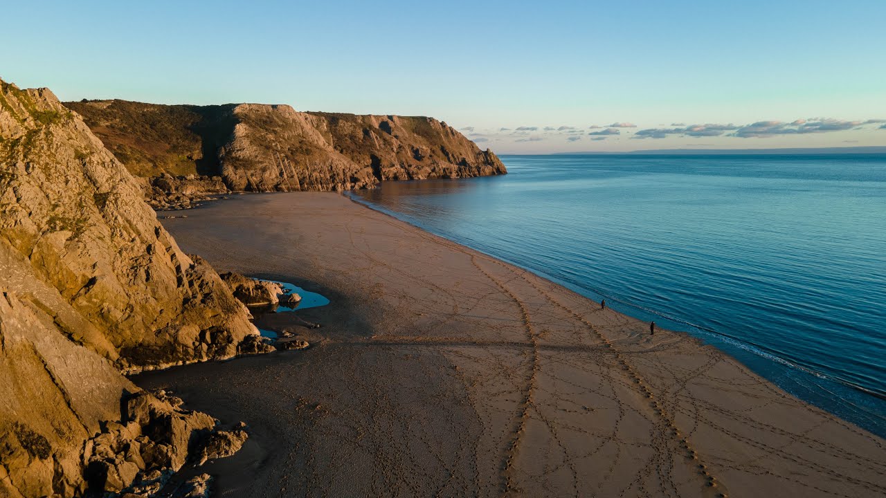 South WALES | 4K | Drone footage | D-Log Color Grading - YouTube