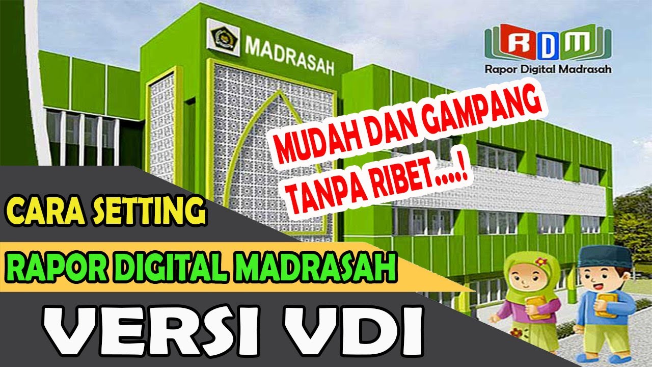 Cara Setting RDM Versi VDI Bisa diakses Laptop dan HP#rdm #raport - YouTube