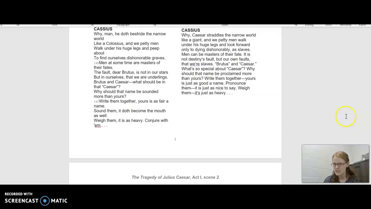 Julius Caesar Act I Constructed Responses - YouTube