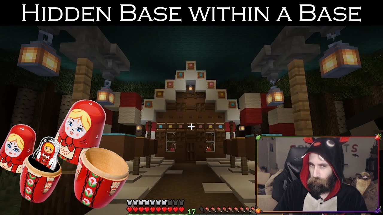 Hidden Base within a Base - Minecraft Build - YouTube