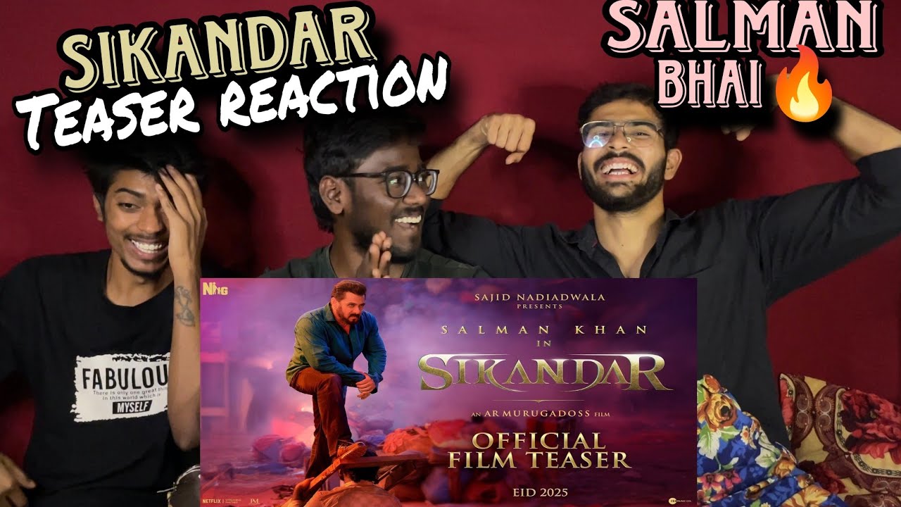 SEKANDAR Official Film Teaser Reaction | Action-Packed & Intense 🔥🔥 ...