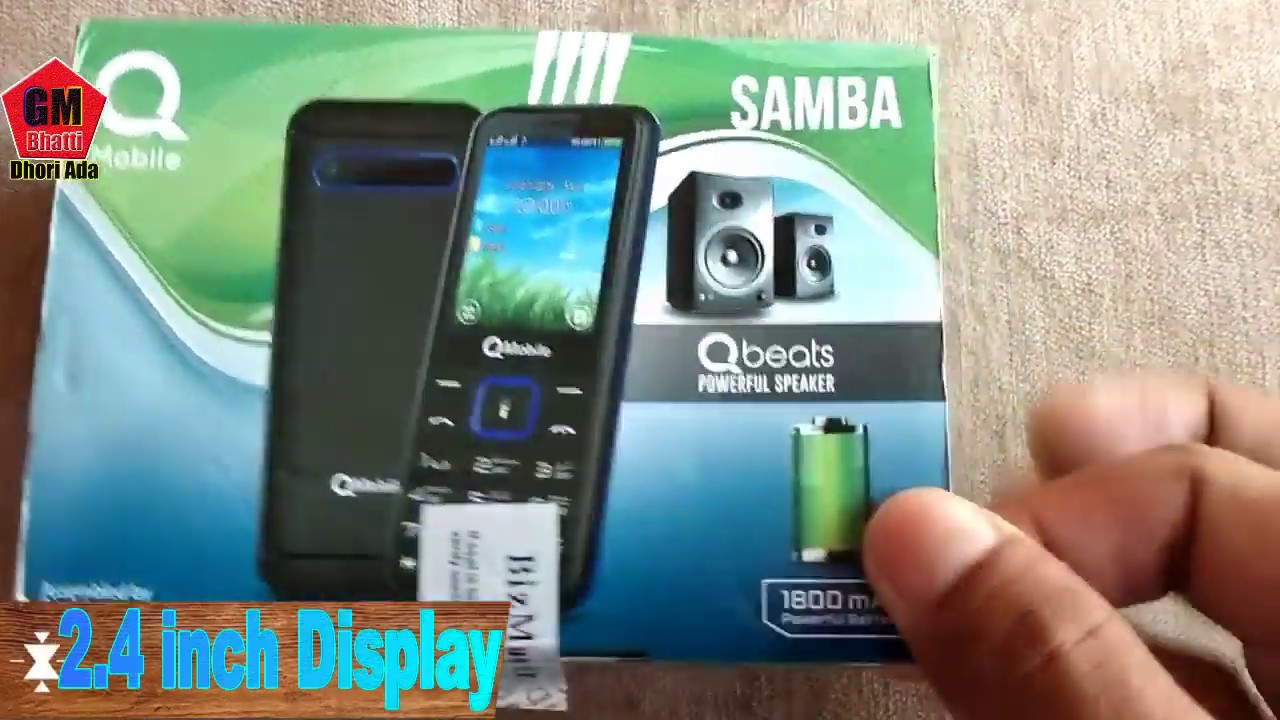 Q Mobile SAMBA Mobile Unboxing Battery 1800 Mah Price Only 1900 - YouTube
