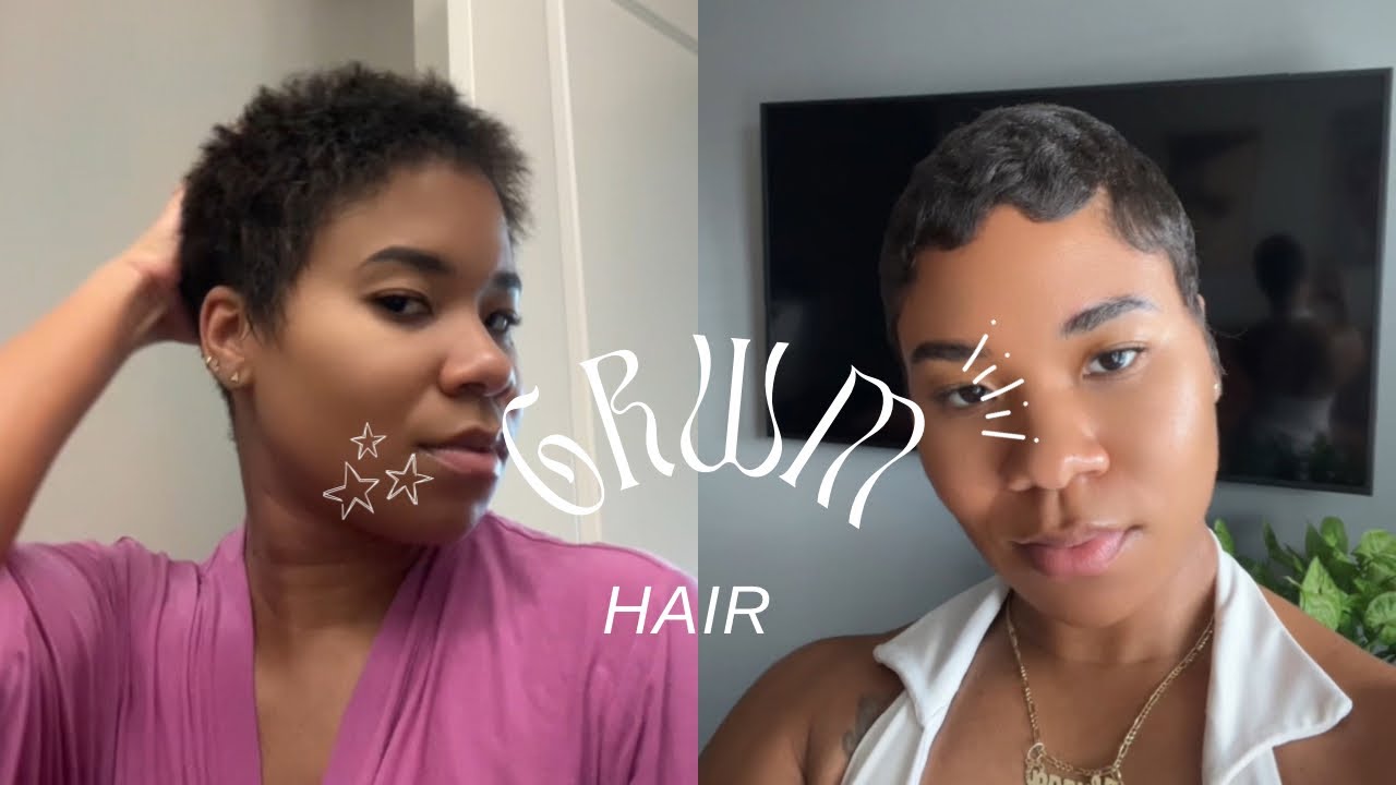 GRWM Hair! Start to Finish Pixie Styling! - YouTube