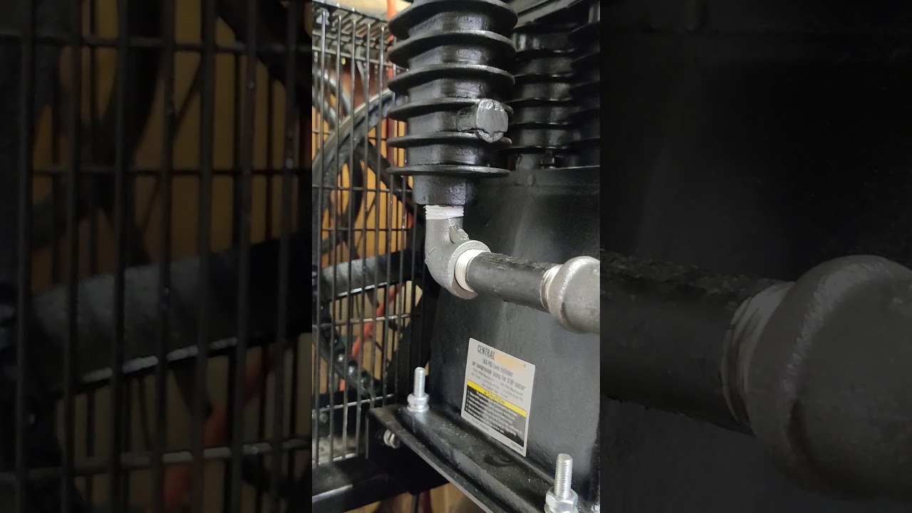 Harbor Freight 29 Gallon 2 hp Compressor w/ HF 3 hp Compressor Pump ...